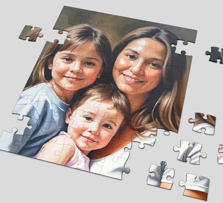 Personalized branded Puzzle – Purple Root Studio